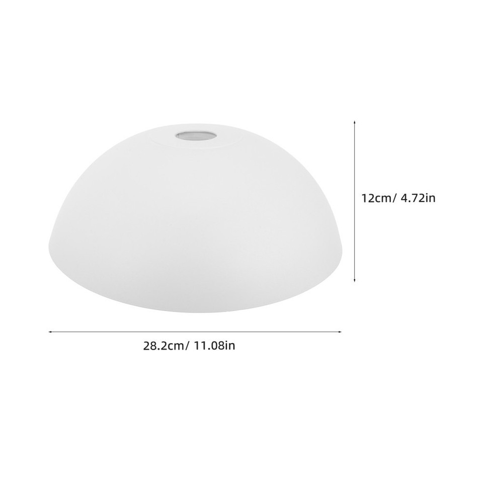 2pcs White Plastic Ceiling Lamp Shade Mushroom Design for Easy ...