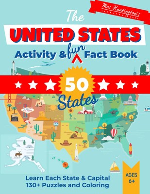 United States Activity and Fun Fact Book: 50 States Geography Workbook ...