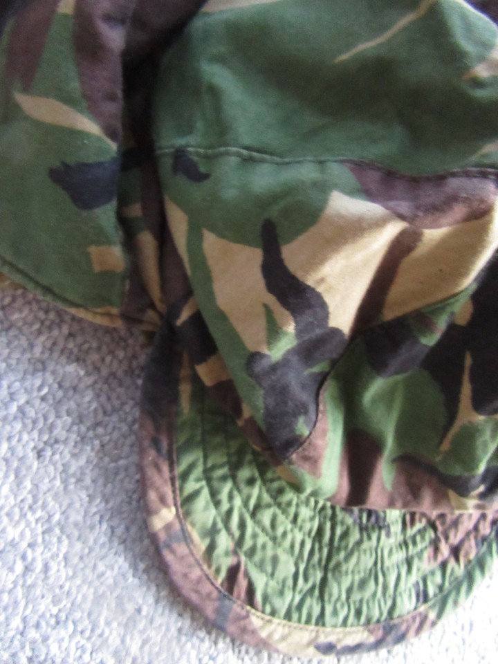 UK MOD Woodland DPM Camo. 'Falklands' cold weather cap. Good size ...