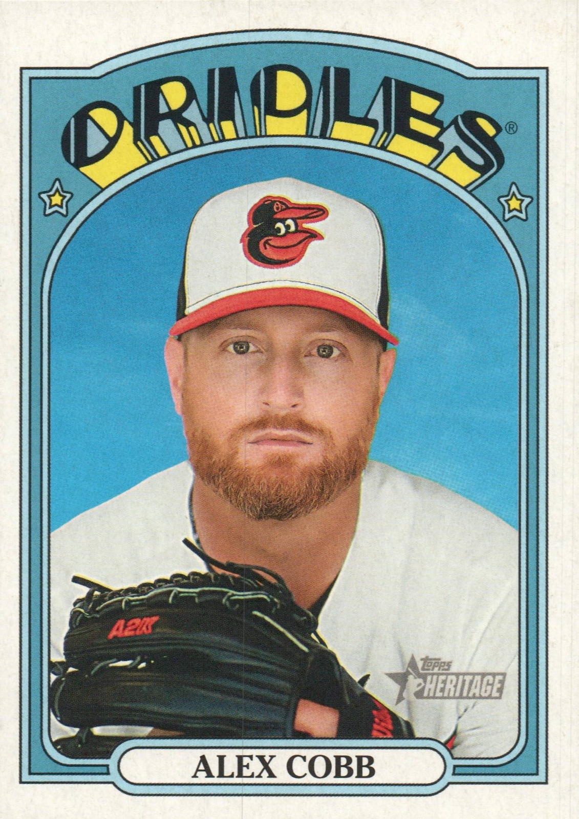 2021 Topps Heritage #378 Alex Cobb Near Mint | eBay