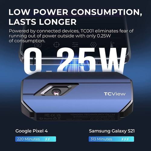 TOPDON 256x192 IR High Resolution Thermal Imaging Camera TC001 TC002 ...