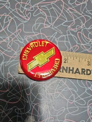 VINTAGE Chevrolet CENTER Cap EMBLEM Badge Logo STICKER ONLY Used Puffy ...