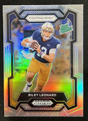 2024 Prizm Draft Picks - RILEY LEONARD - Rated Prospect Rookie Card ...