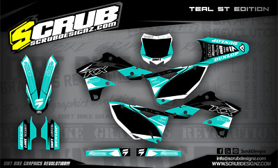 Kawasaki graphics KX250f 2013 2014 2015 2016 SCRUB decals KX 250f | eBay