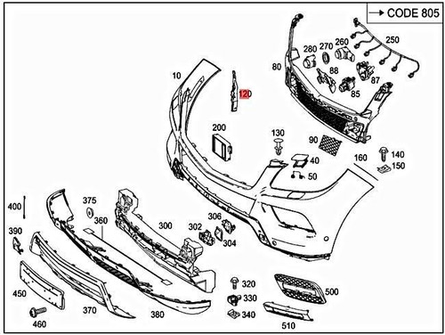 Genuine MERCEDES W166 GLE W166 M-CLASS Bracket 1668850014 | eBay
