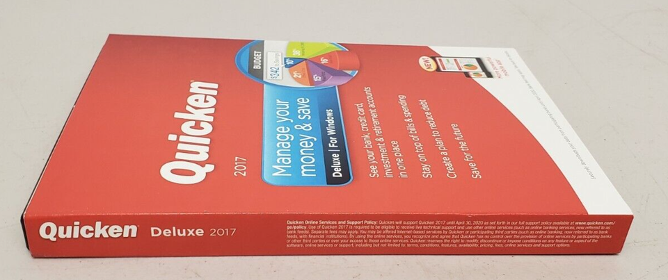 Intuit Quicken 2017 Deluxe For Windows Brand New Sealed READ BEFORE ...