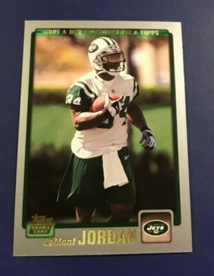 2001 Topps # 374 LAMONT JORDAN ROOKIE RC New York Jets Great Card ! | eBay