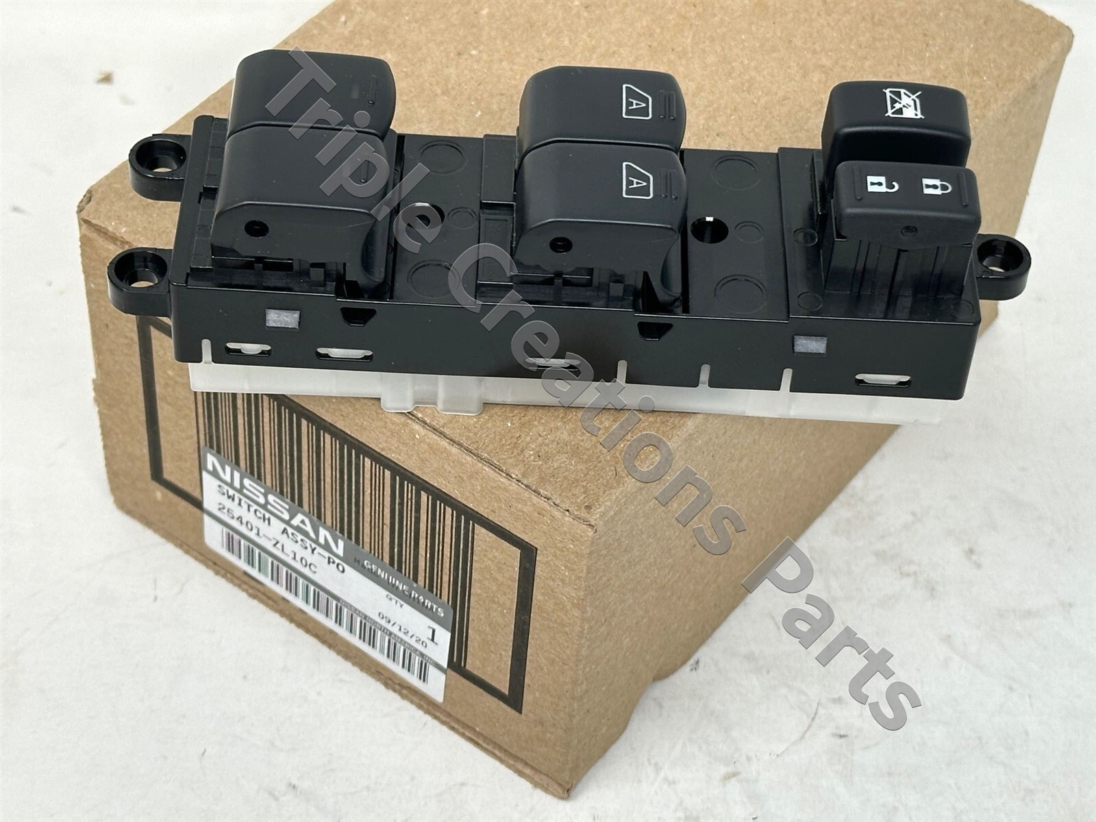 25401-ZL10C Genuine Nissan Infiniti SWITCH ASSY-POWER WINDOW MAIN ...