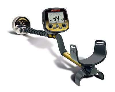 Fisher Gold Bug PRO Metal Detector w/ 5" DD Double-D Search Coil 5 Year ...
