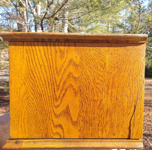 Gorgeous Antique 4 Drawer Watchmakers Cabinet with Embossed Part ...