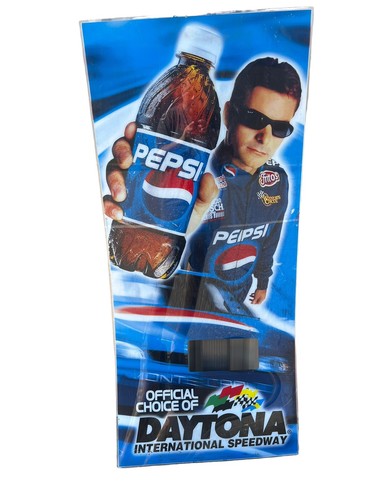 Pepsi Cola Soda Vending Plexiglass Full Size Nascar Daytona 500 Jeff ...