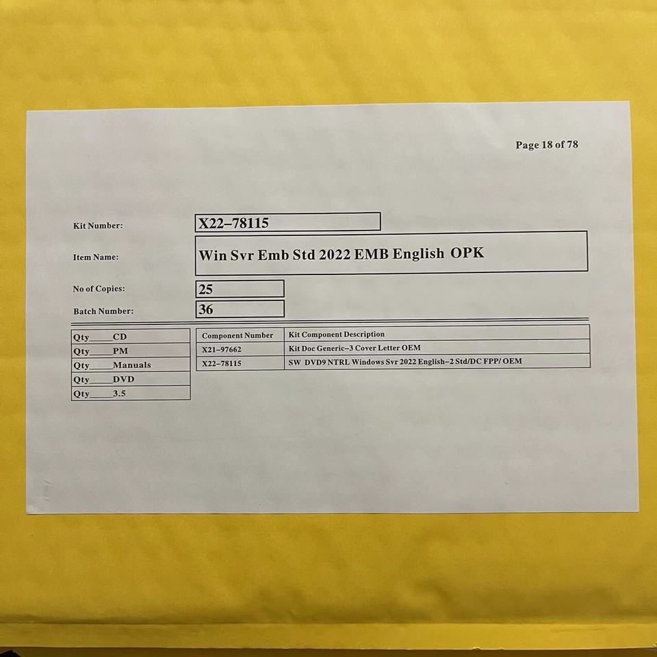 Microsoft Windows Server 2022 STANDARD 24 CORE License Key + 10 CALs ...