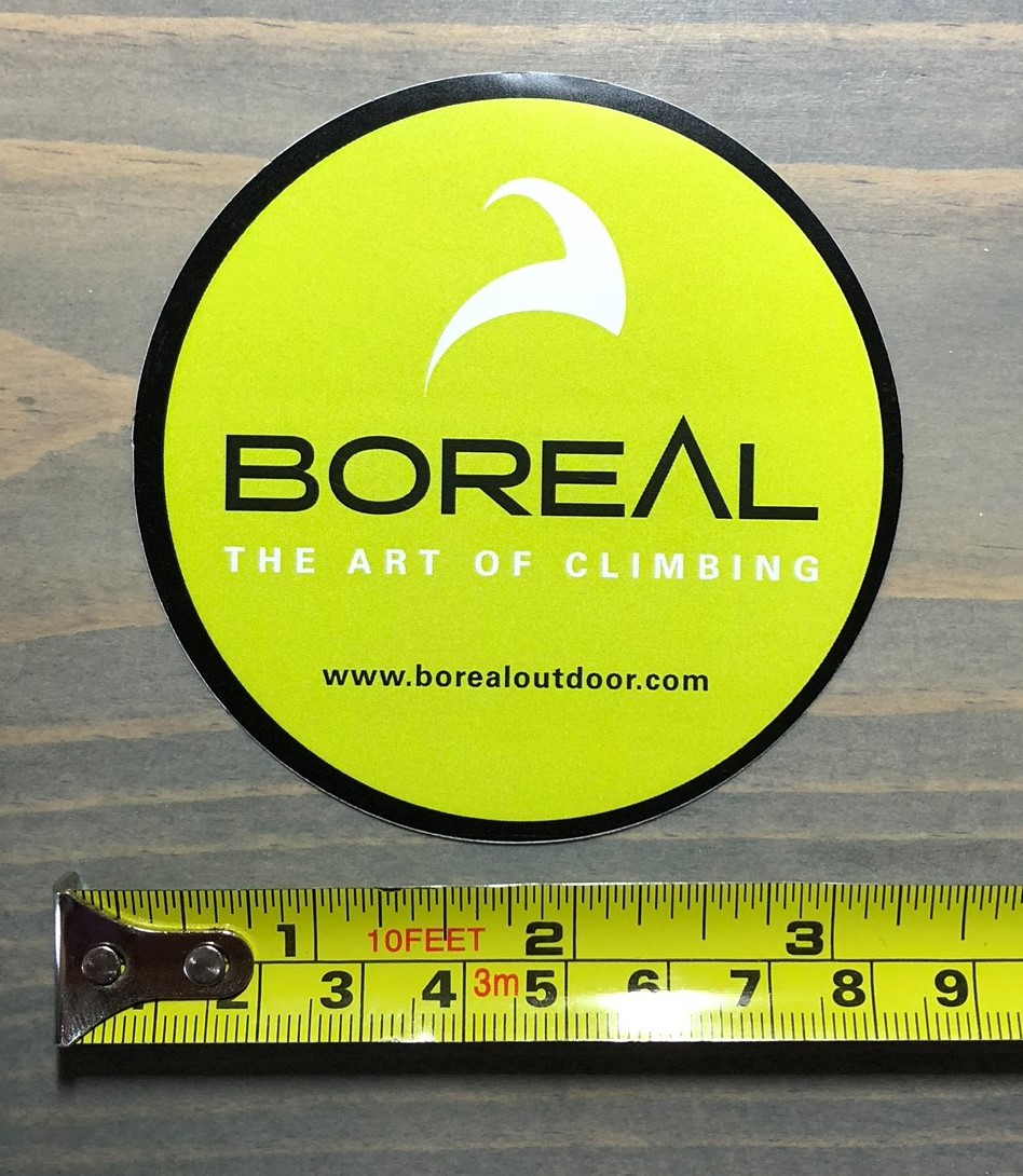 Boreal Sticker Decal Climbing Gear Black Hiking Rope Carabiner Ice Tool ...