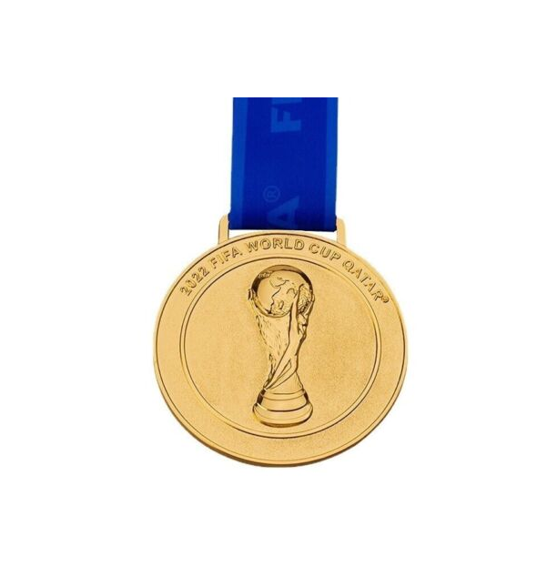 2022 FIFA World Cup Qatar Champions Replica Gold Medal Gifts Souvenirs ...