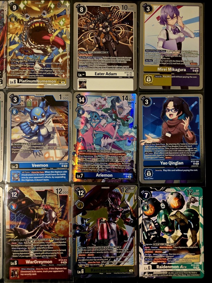 Digimon TCG Lot of 17 - 14 Rare Holos + 3 Borderless UC | eBay
