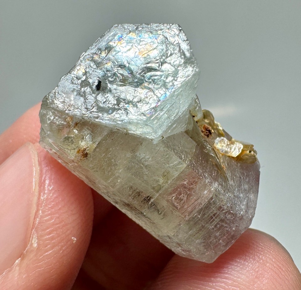 34 Carats Full Terminated Fluorescent Phosphorescent Apatite Huge ...