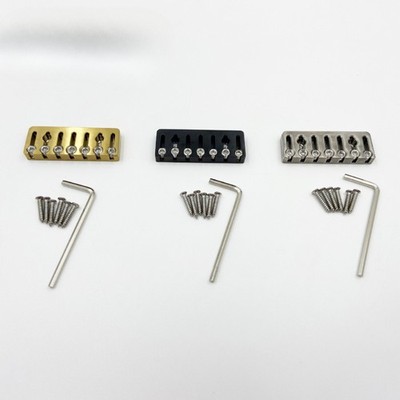 Headless electric guitar accessories, titanium 7-string bridge, string ...