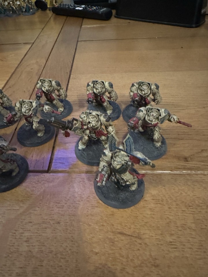 DA01 Warhammer 40k Dark Angels 10 Deathwing Terminators Painted | eBay UK