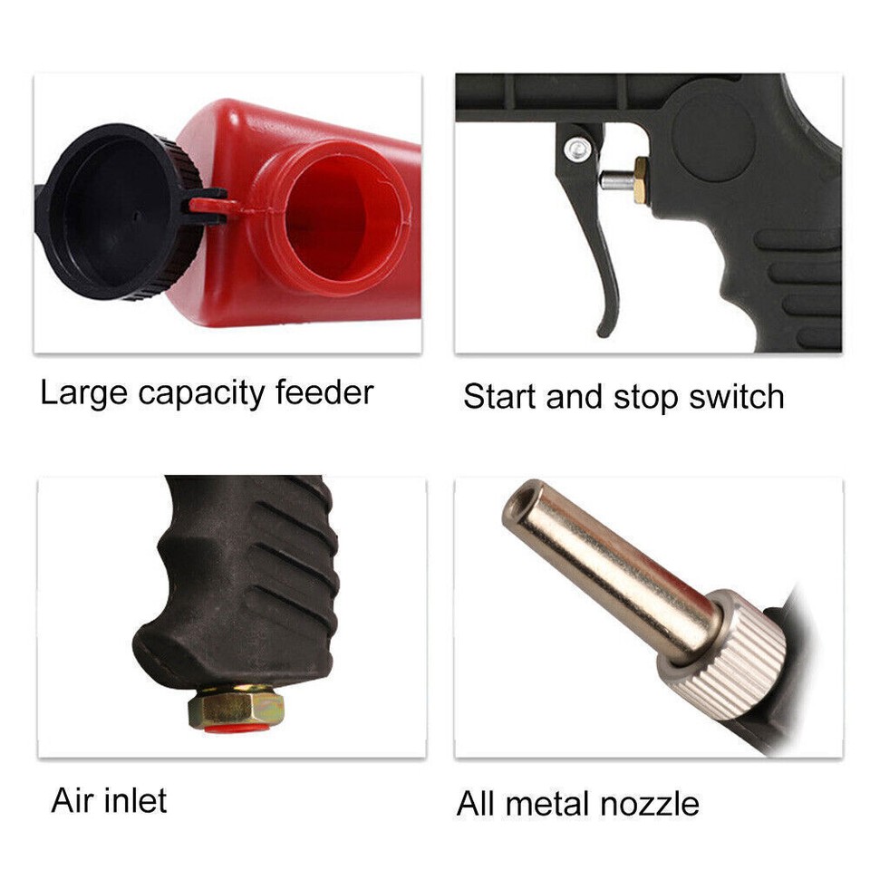 Portable Handheld Air Compressor Speed Sand Gun Blaster Sand Blasting 1 ...
