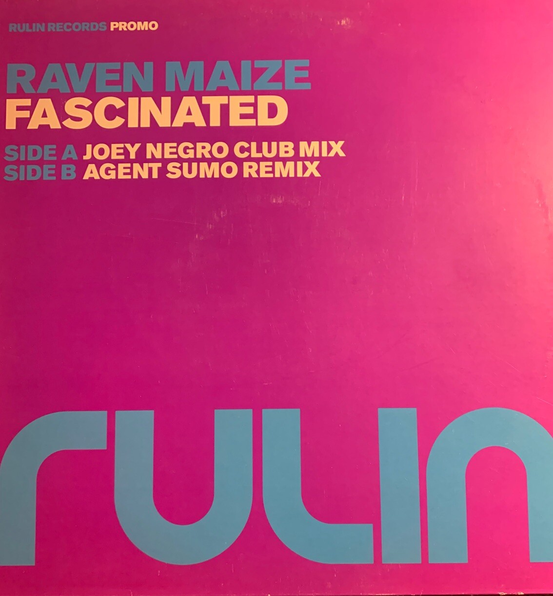 Raven Maize Fascinated Promo UK 12 Inch Single Joey Negro Agent Sumo ...