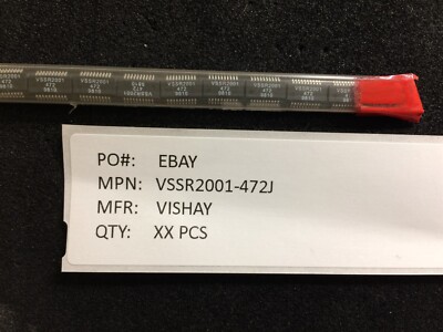 VSSR2001-472J VISHAY RES ARRAY 19 RES 4.7K OHM 20SSOP SMD 10 PIECES | eBay