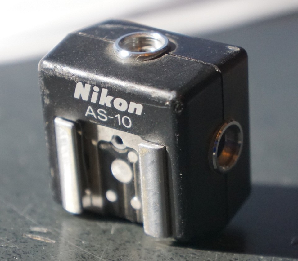 Nikon AS-10 TTL Multi Flash HOT SHOE Adapter 35mm SLR CAMERA | eBay
