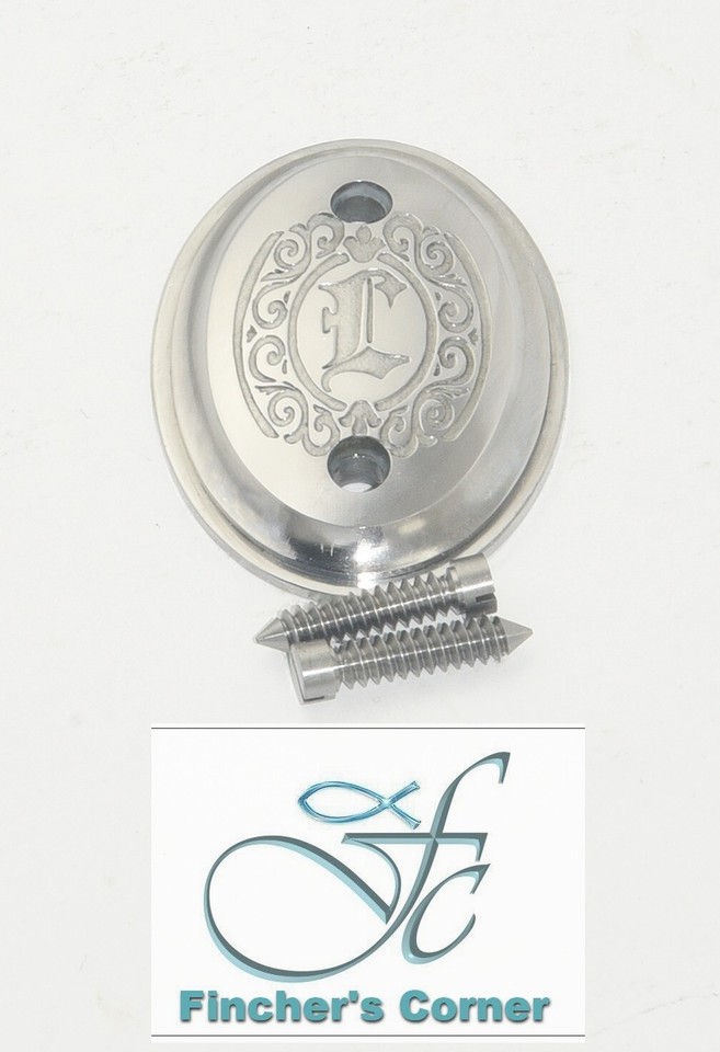 New Engraved Dakota Style Classic Jerry Fisher Rifle Grip Cap w/ Your ...