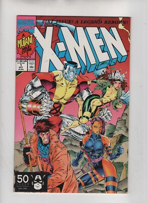 X-Men Issue #1 Comic Book. Cover B. Jim Lee. Chris Claremont. Marvel ...