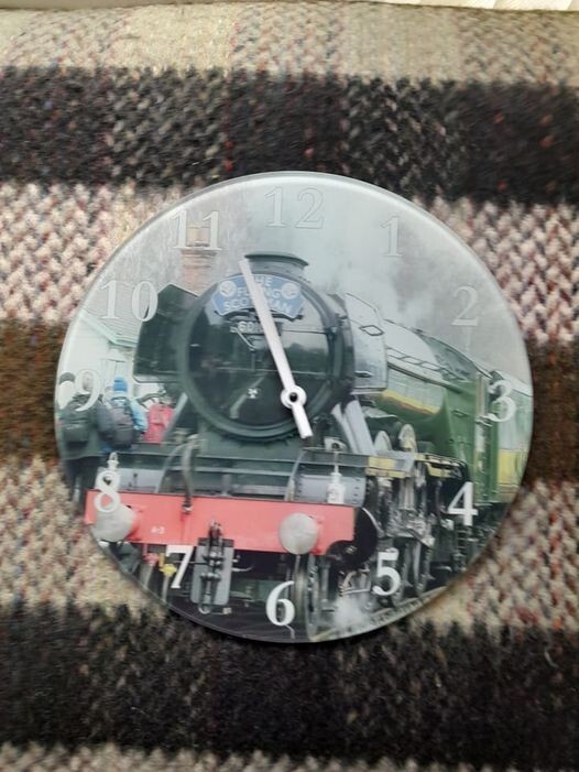 steam rain clock flying scotsman | eBay UK