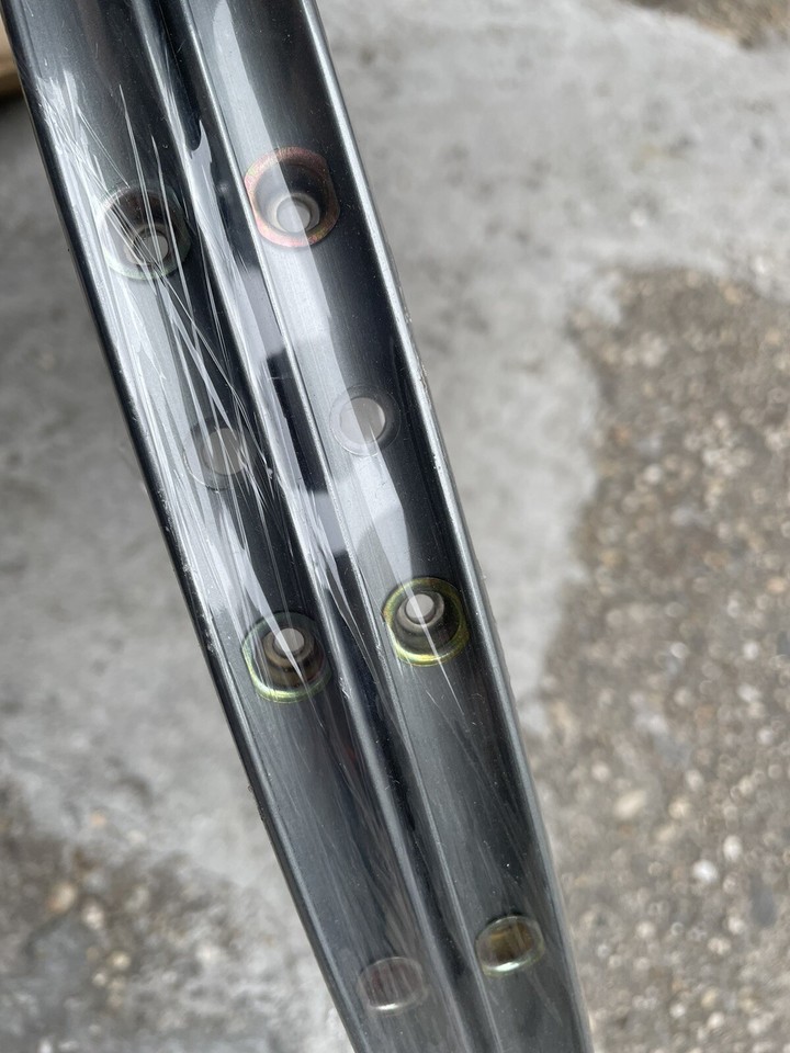 2 Vintage NOS ALESA 700c Grey Rims Bike Bicycle 32 H | eBay