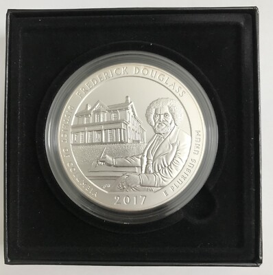 2017 ATB 5 oz Silver Frederick Douglas America The Beautiful Washington ...