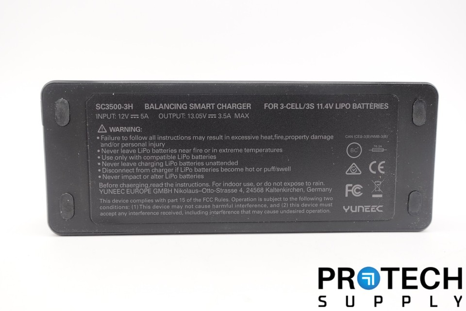 Yuneec SC3500-3H 3-Port Battery Charger for Mantis Q Drone NEW with ...