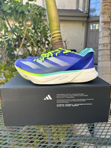 Adidas Men's Adizero Adios Pro 3 Running Sneakers Shoes ID3635 Cobalt ...