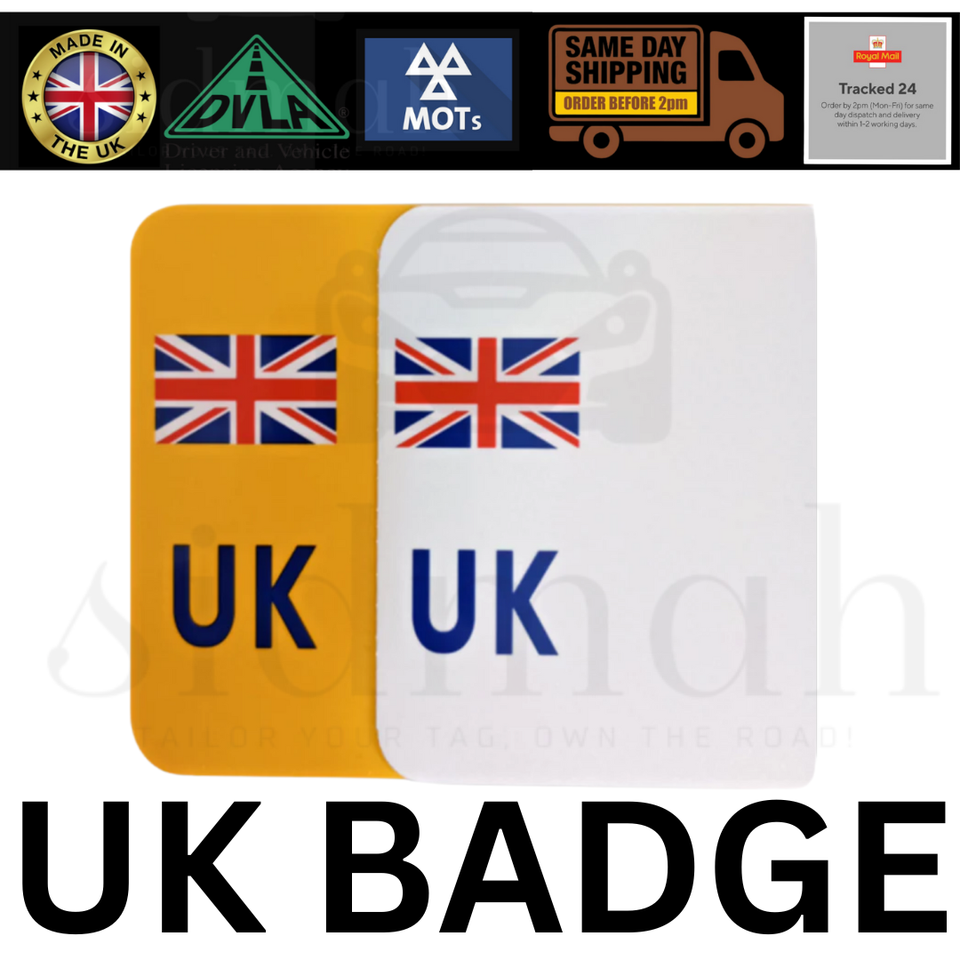 Premium 2D Number Plate | Border UK Reg | MOT Compliant Road Legal DVLA ...
