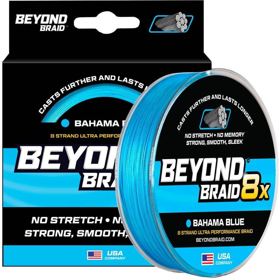 Beyond Braid Braided Fishing Line - Abrasion Resistant - No Stretch ...