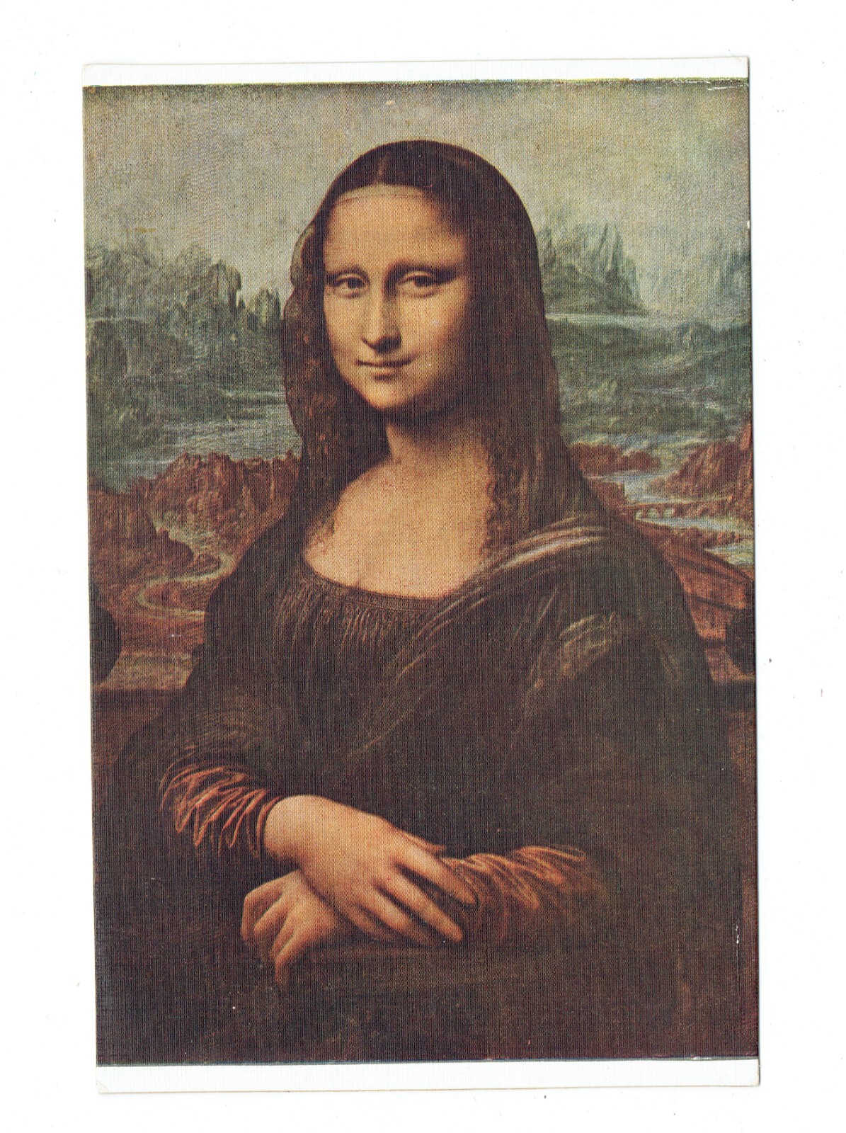 Postcards Vin (1) Leonardo De Vinci "Mona Lisa" #302 UP (#347) | eBay