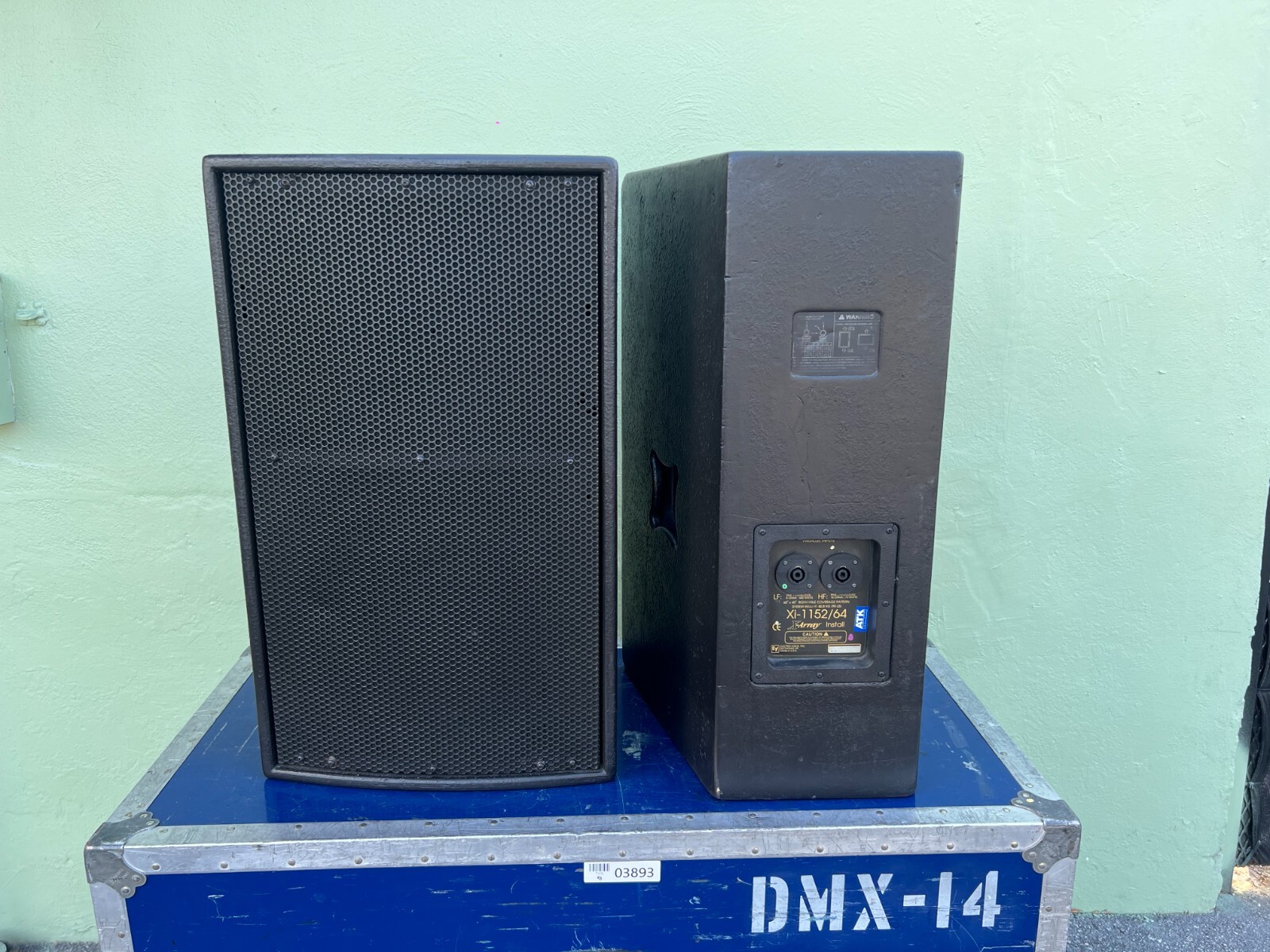 EV XI-1152/94 2-Way X-array Full Range Speakers W/Case #03893 (Pair) | eBay
