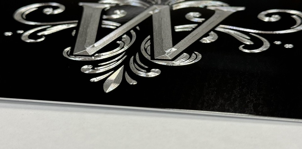 Custom Personalized Monogram Fancy Car Tag Diamond Etched Front License ...