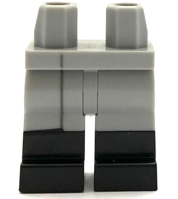 Lego New Light Bluish Gray Legs with Black Boots Business Suit Pants ...