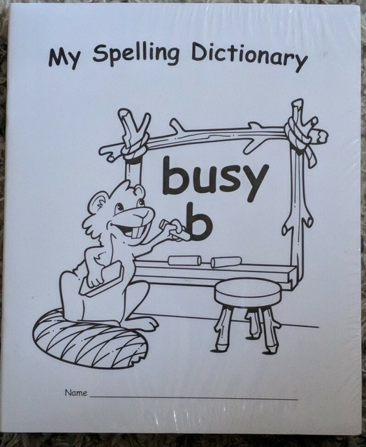 Teacher Created Resources My Spelling Dictionary coloring book PacK of ...