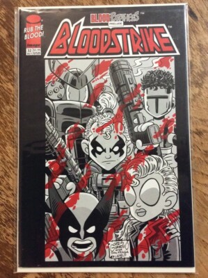 Bloodstrike 32 Ultra Rare Giarrusso Variant Cover, Rob Liefeld (2012 ...
