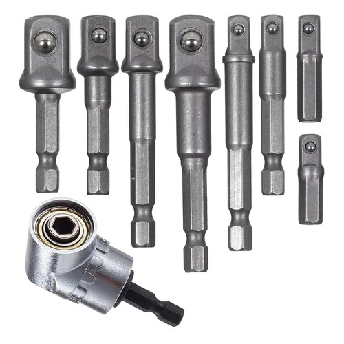 9x Socket Adapter Hex Impact 3/8" Attachment Extension Tools | eBay