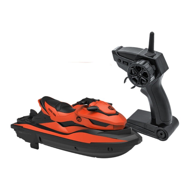 M5 Mini RC Jet Ski 2.4G 50 Meter Remote Control Distance Summer Water ...
