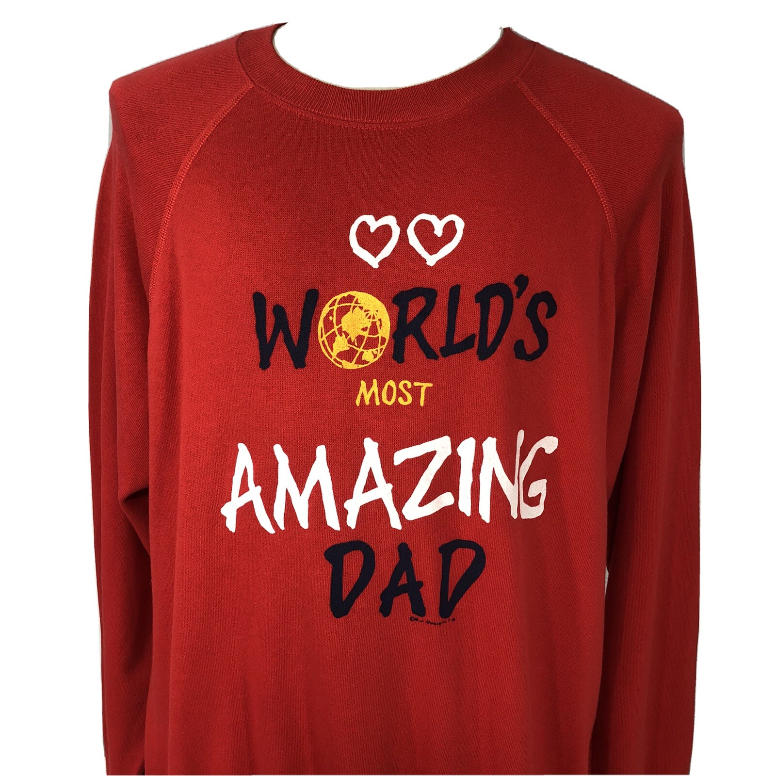 Vintage 80s World’s Most Amazing Dad Father Sweatshi… - Gem