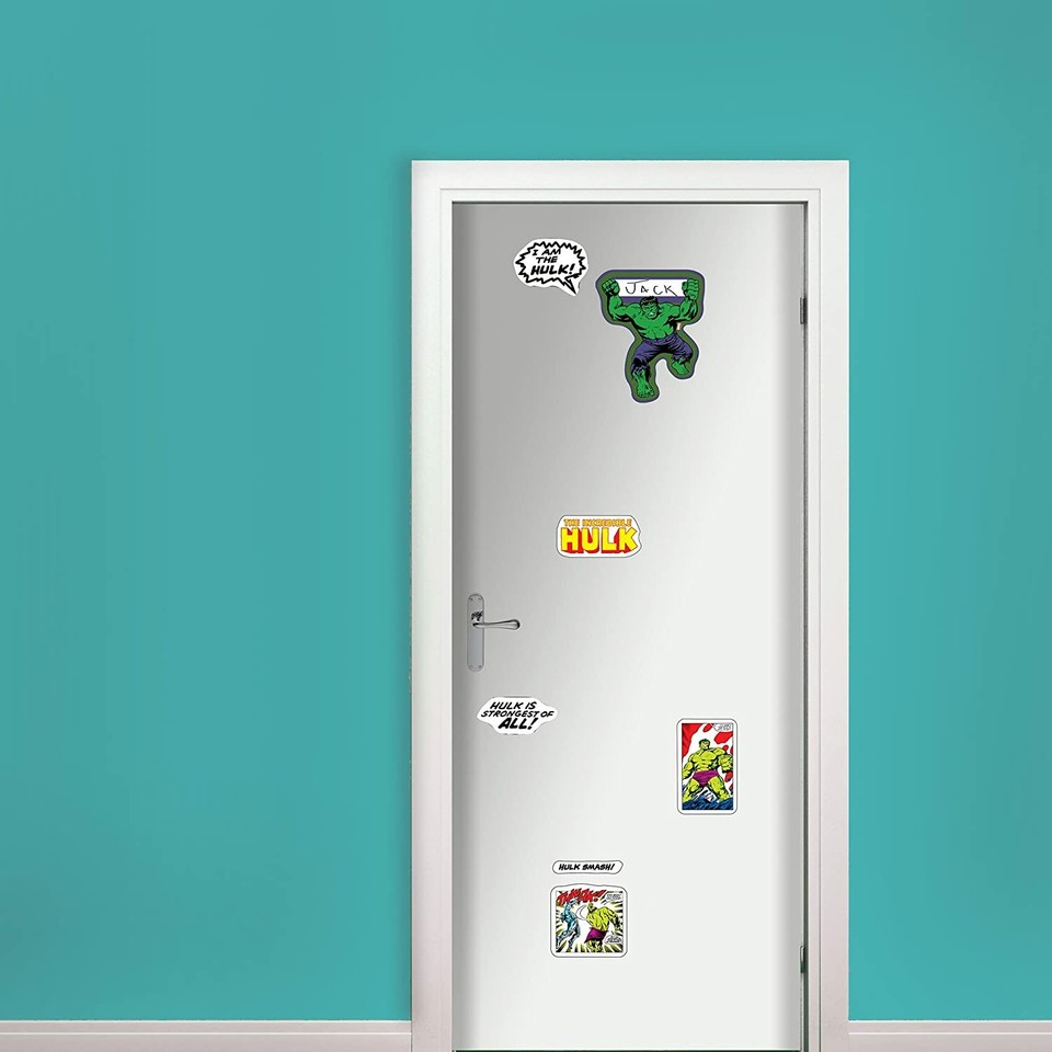 Marvel Incredible Hulk 6 Wall and Door Stickers | eBay