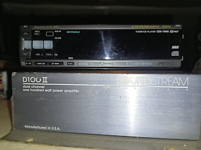 Vintage Alpine CDA-7949 With Vintage Sound Stream D100 2 | eBay
