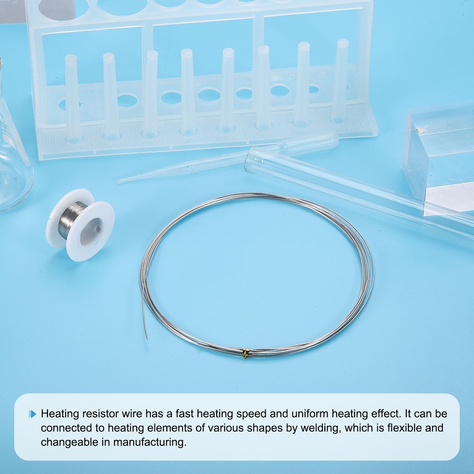 98 FT Heating Resistor Wire, 3 Pcs 0.51mm Nichrome Heating Element Coil ...