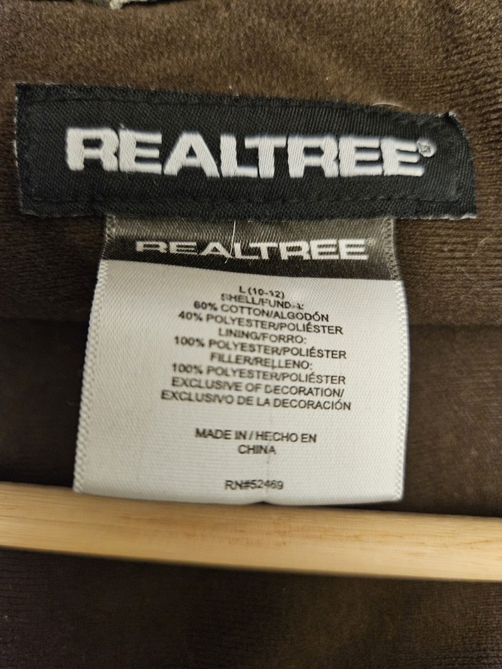 Youth's Realtree | Camouflage Field Hunting Zip Up Hoodie Jacket | Size ...