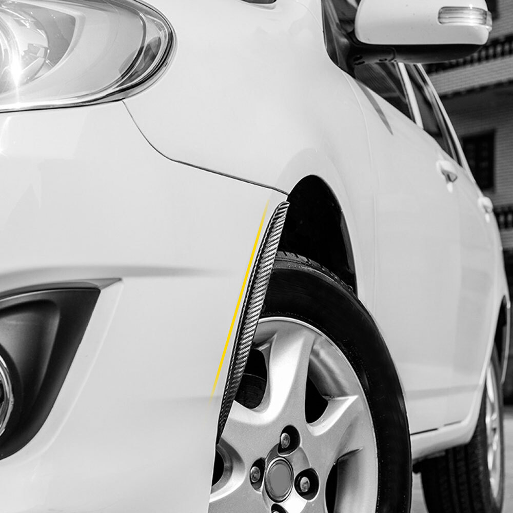 2x/Set Universal Car Parts Fender Mud Flap Splash Strip Guard Carbon ...