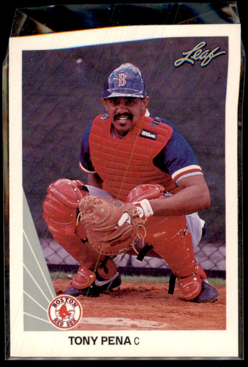1990 LEAF TONY PENA BOSTON RED SOX #104 | eBay